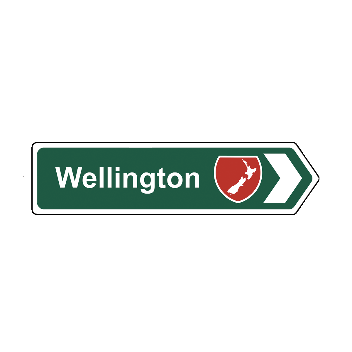 Native Road Sign Arrow Magnet - Wellington – MyMerchant