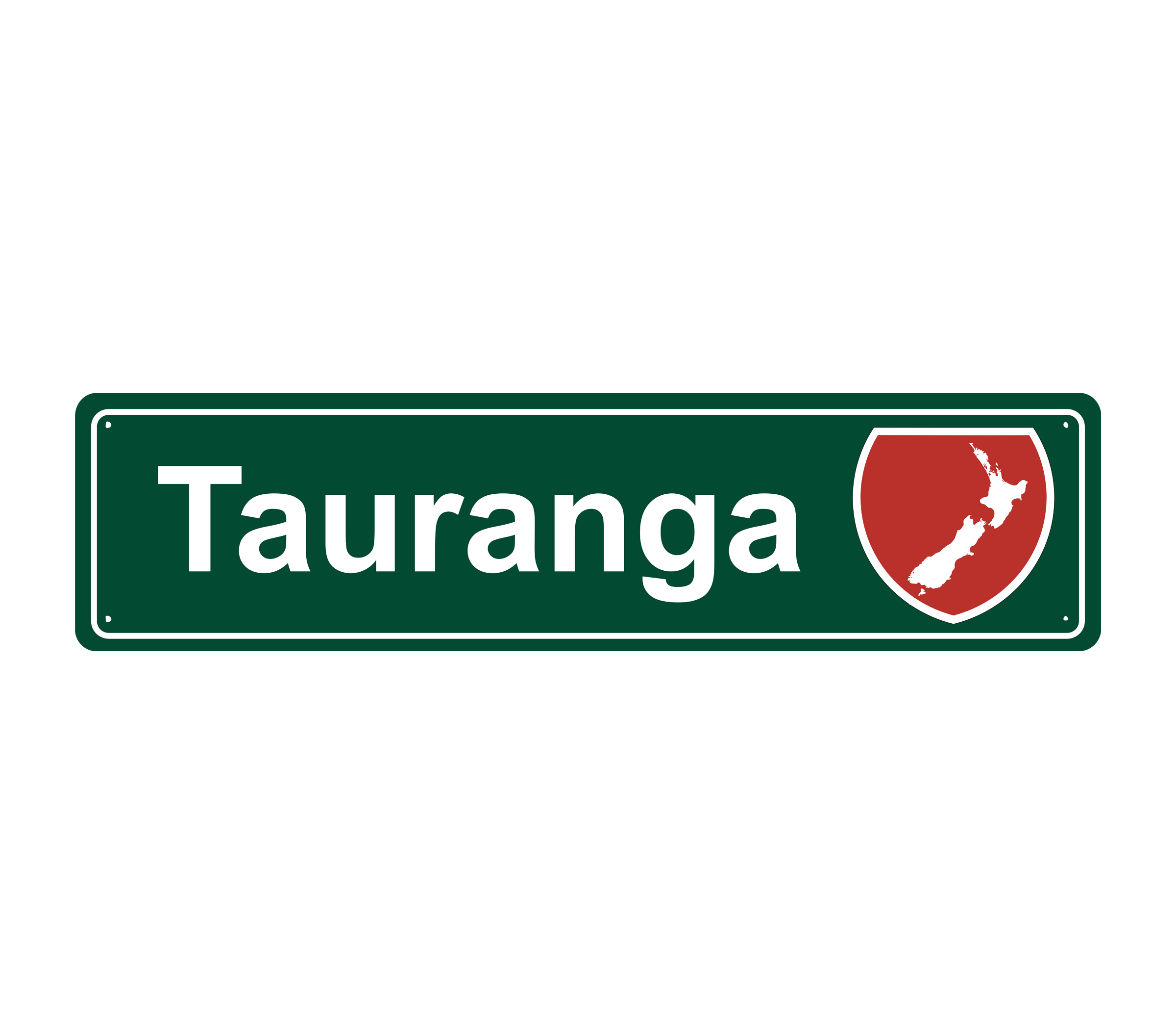 Tauranga Hanging Metal Sign – MyMerchant
